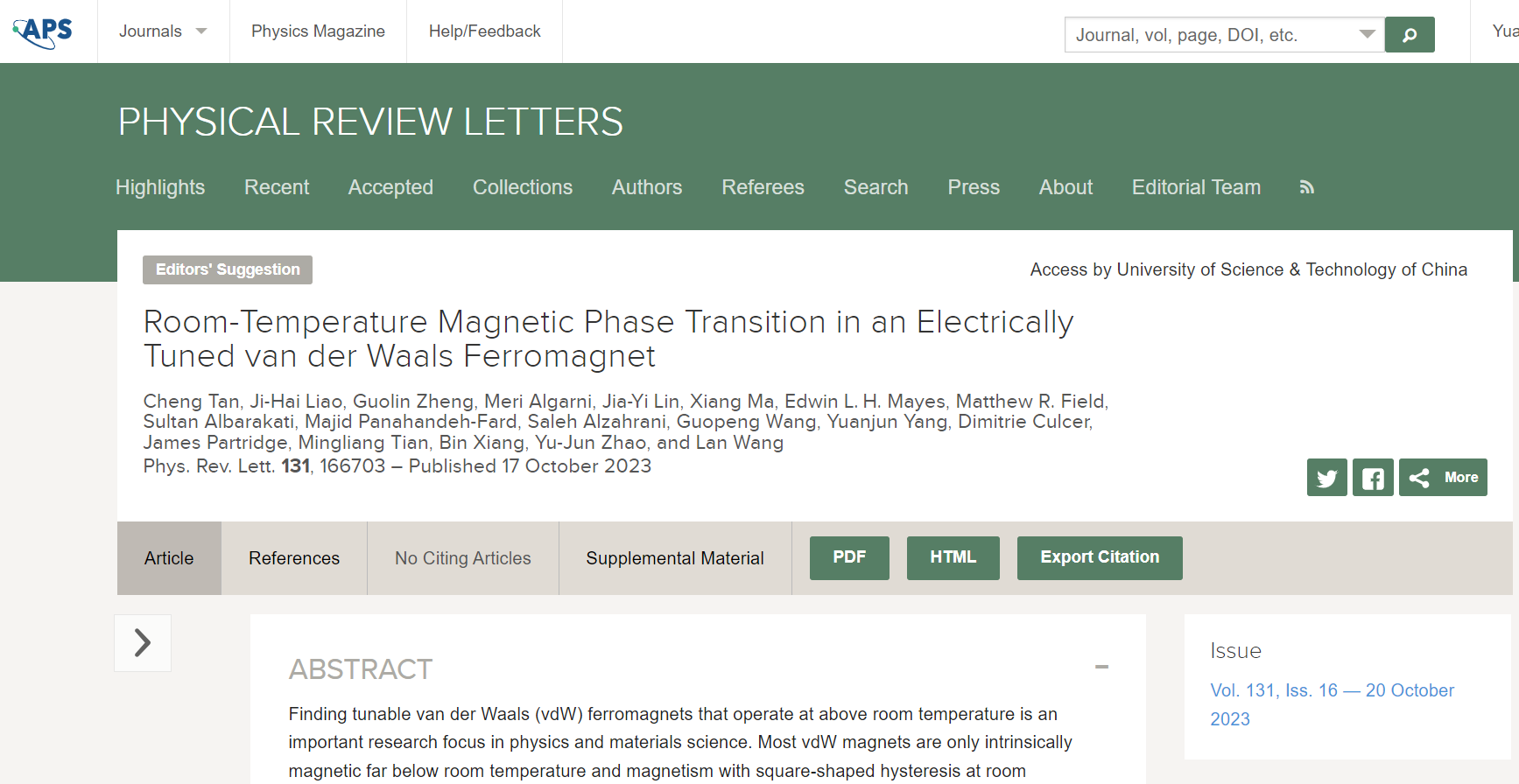 我校在实验凝聚态物理研究领域取得新进展-合肥工业大学新闻网